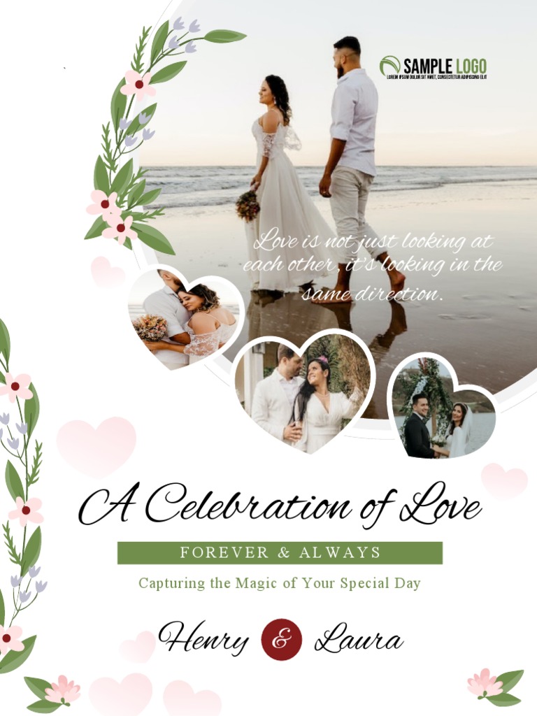 Wedding Photography Cover Page Template | PDF