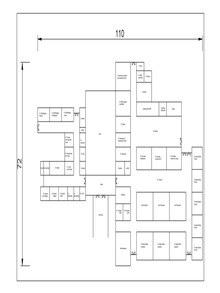 denah kasar-Layout1 | PDF