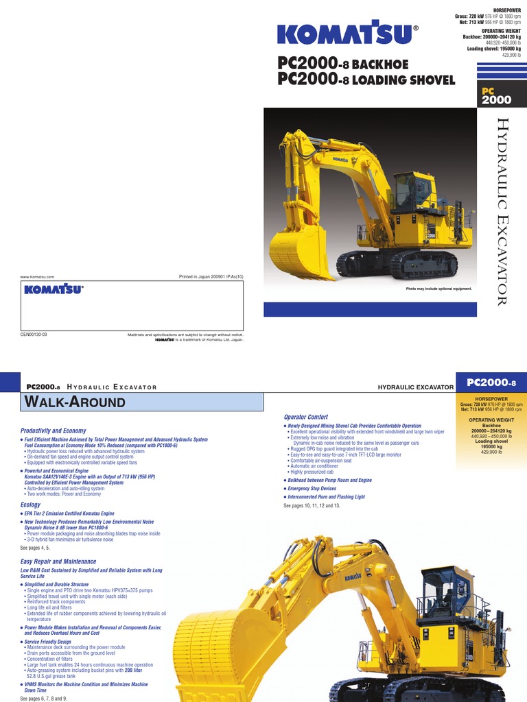 PC2000-8 | PDF | Fuel Efficiency | Engines