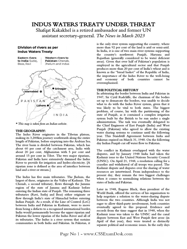IWT Under Threat, March 2023 | PDF