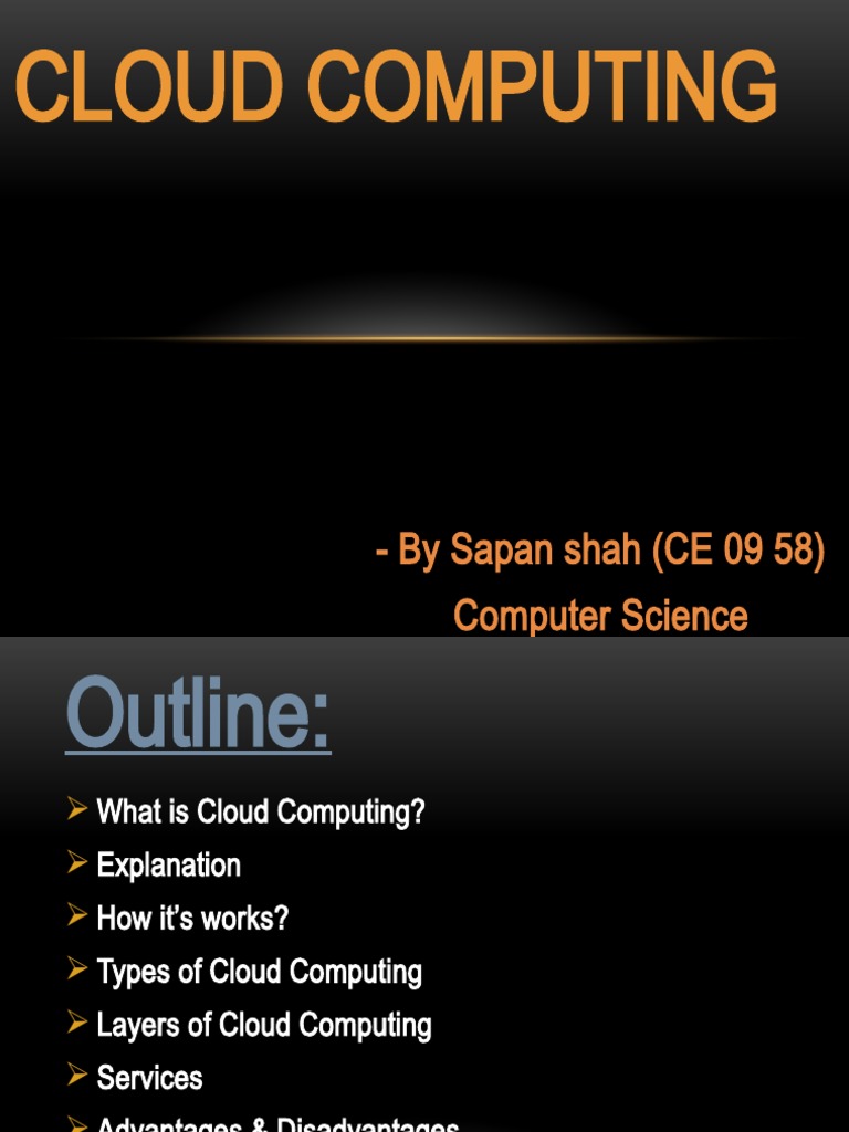 Overview of Cloud Computing Concepts | PDF | Cloud Computing | Computing
