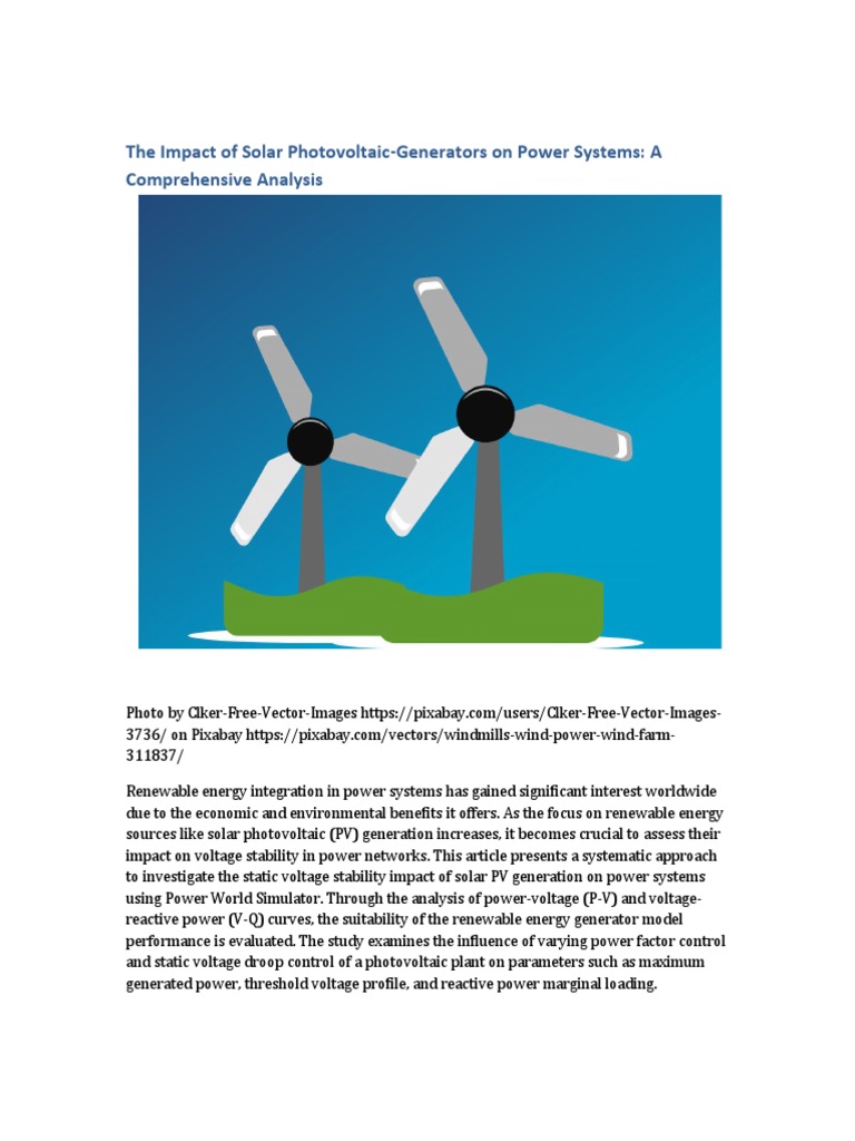 A Systematic PVQV-Curves Approach For Investigating The Impact of Solar ...