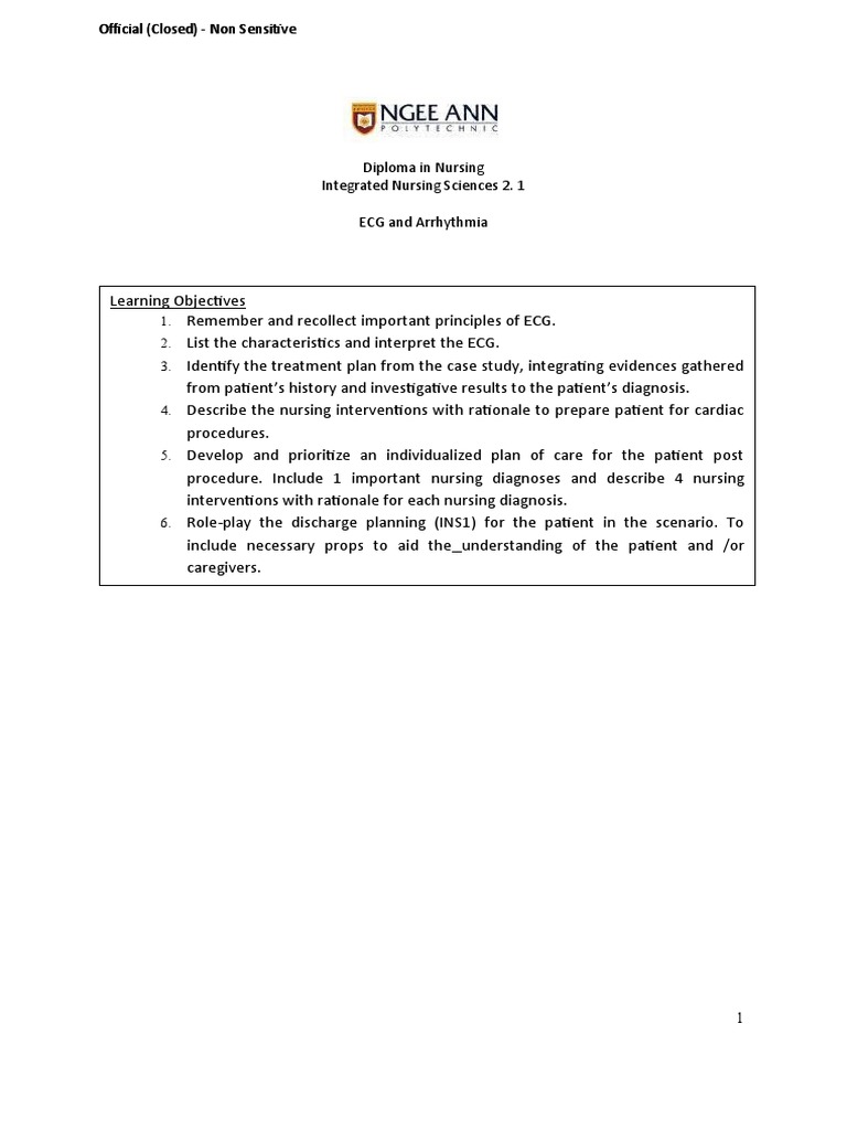(NS) Arrhythmia Tutorial Questions DONE | PDF | Electrocardiography | Physiology