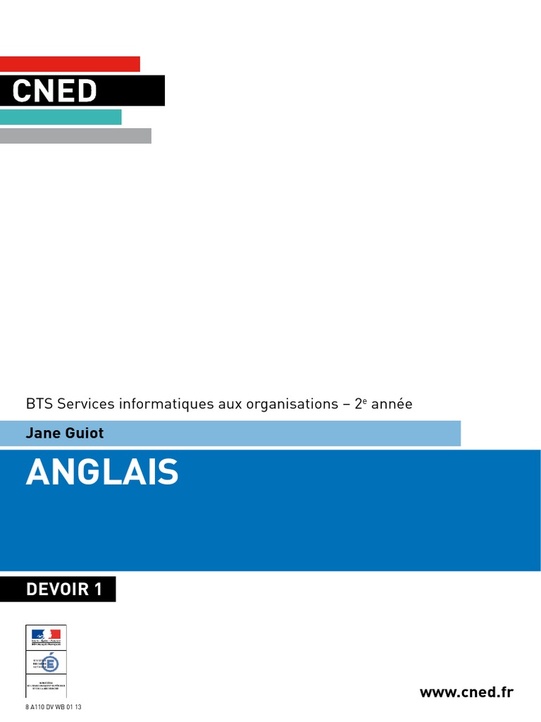 Anglais: Devoir 1 | PDF