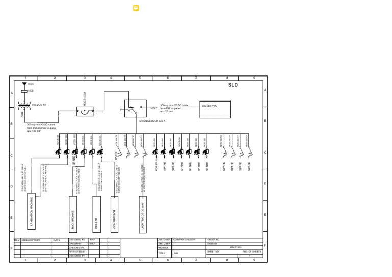 1 Single Line Diagram | PDF