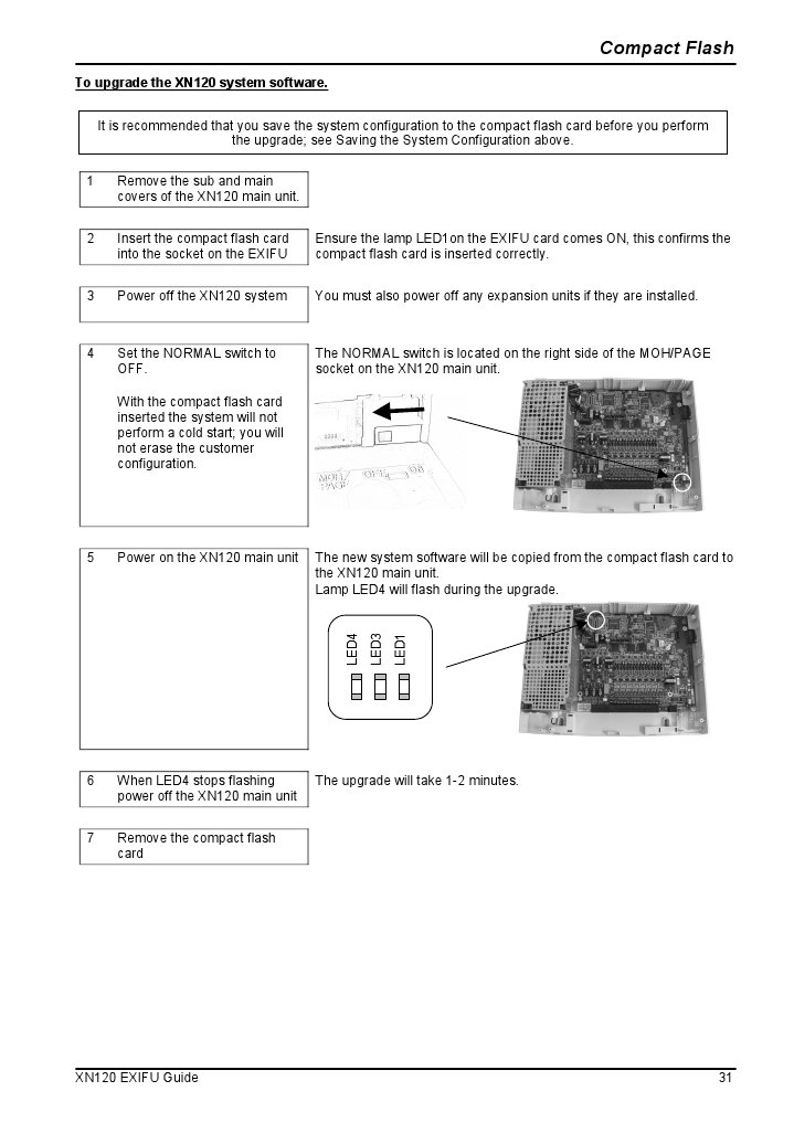 XN120 System Software Upgrade Guide | PDF