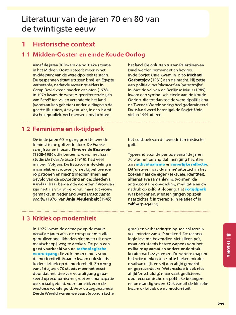 Laagland Module 8 Jaren 70 80 | PDF