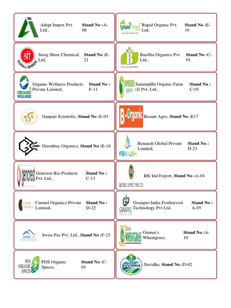 Exhibitor_list | PDF