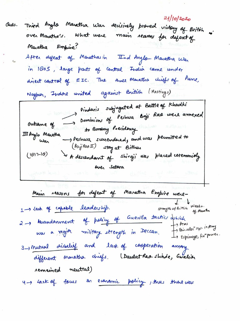 3rd Anglo-maratha War | PDF