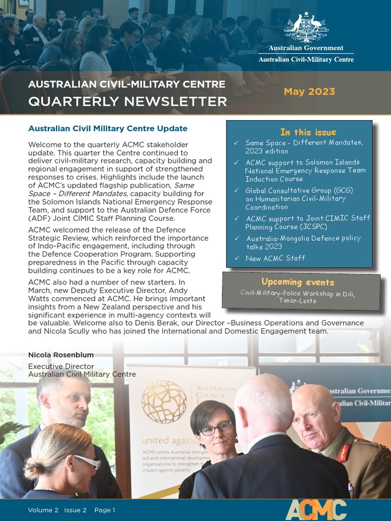 ACMC Newsletter May 2023 | PDF | Emergency Management | Government