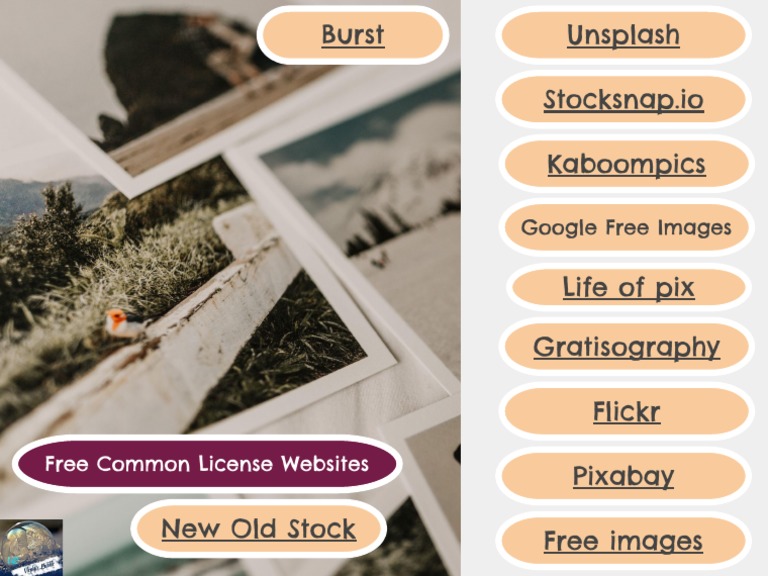 Free Common License Images Websites | PDF