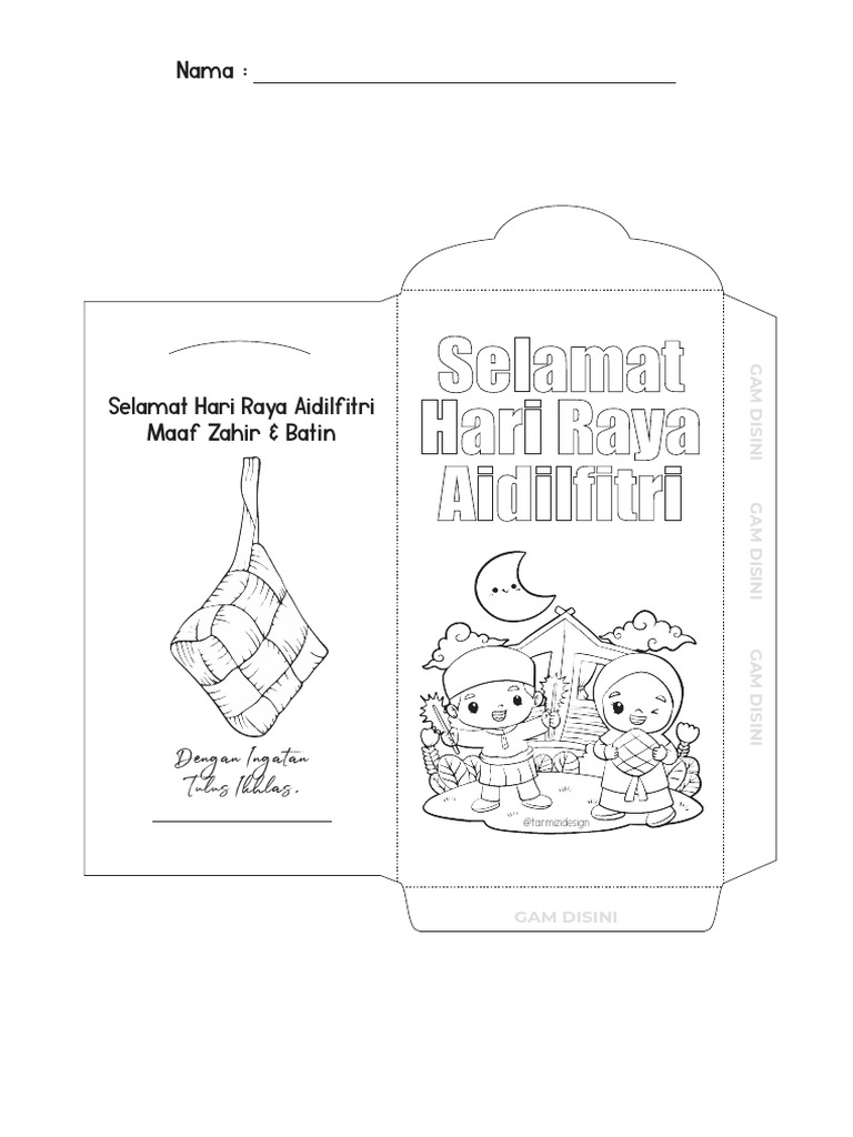 Sampul Duit Raya Mewarna | PDF