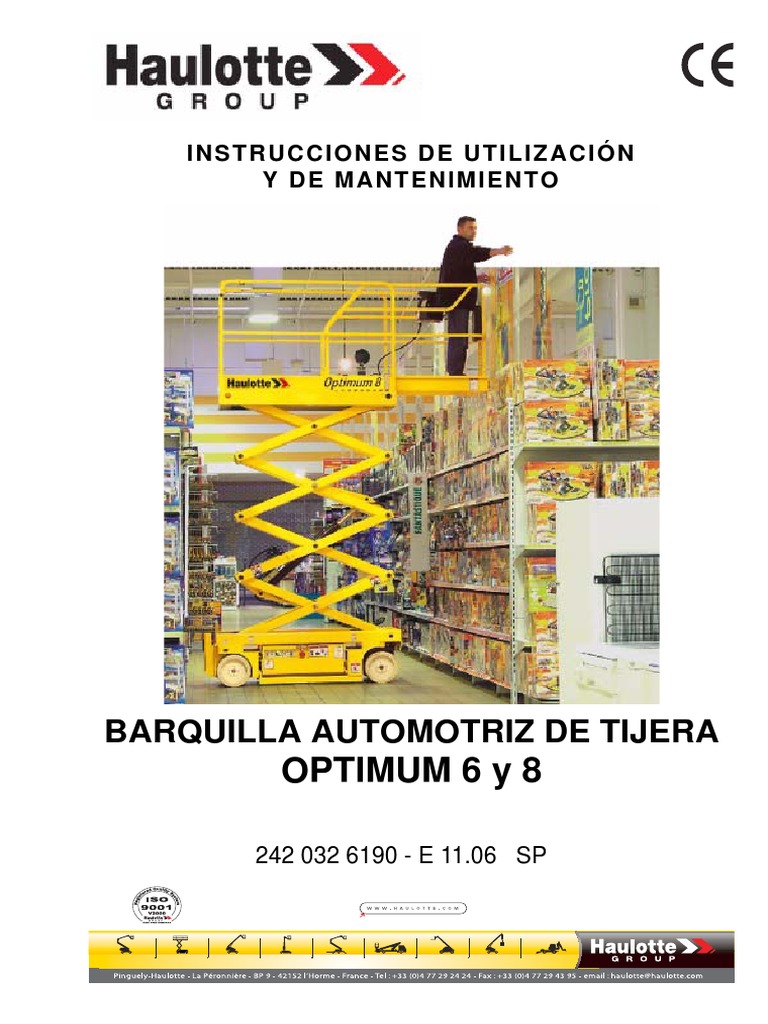 Manual Usuario OPTIMUM 6-8 | PDF | Ascensor | Ciencias fisicas