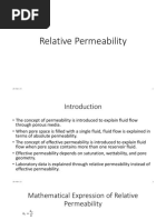 Relative Permeability Corey Model | PDF