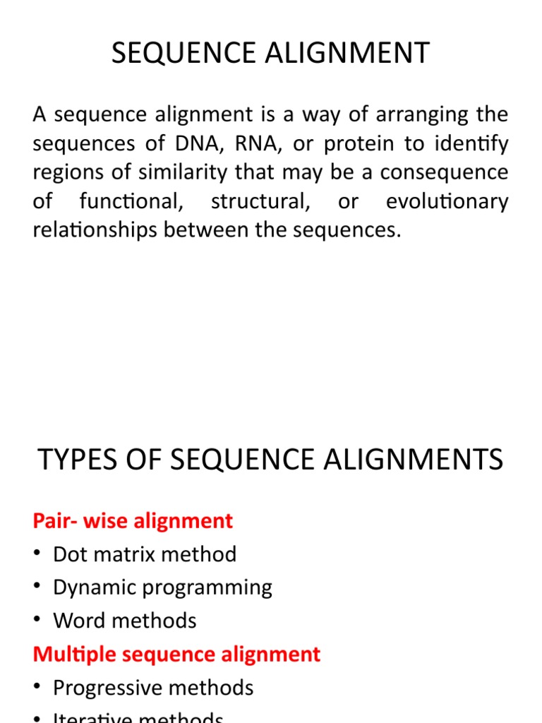 Multiple Sequence Alignment 3 | PDF