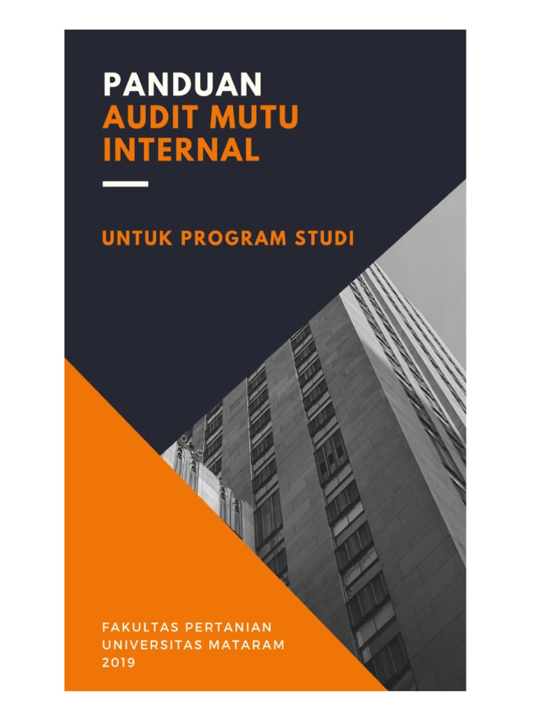 PANDUAN AUDIT MUTU INTERNAL_FAKULTAS PERTANIAN | PDF
