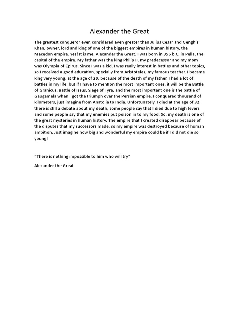 Alexander the Great | PDF