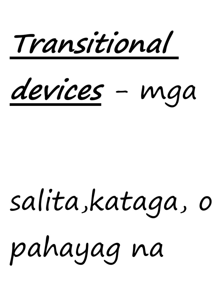 Transitional Devices Pdf