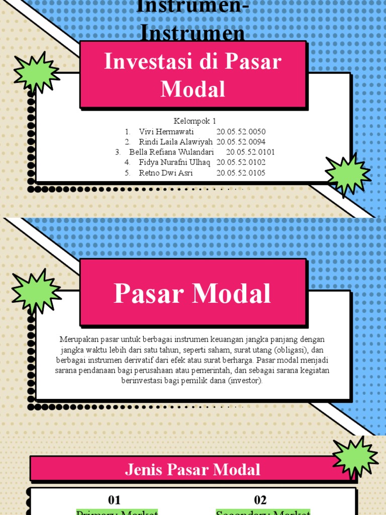 Instrumen Pasar Modal-Klp1 | PDF