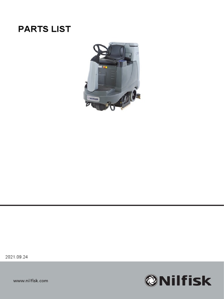 DESPIECE NILFISK BR855 | PDF