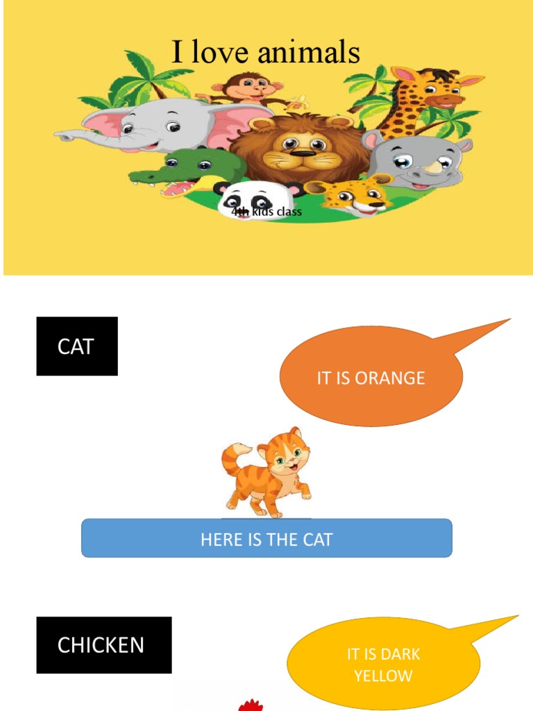 Love for Animals: 5th Standard Lesson | PDF
