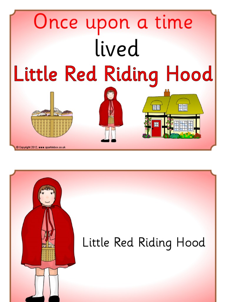 Little Red Ridinghood Story Sequencing | PDF