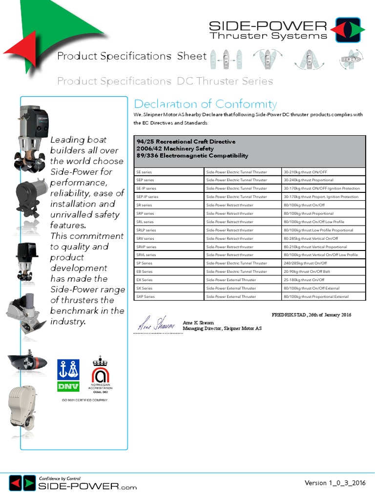 DC_Spec_sheet_v1_0_3_LR_2016 | PDF | Spacecraft Propulsion | Electricity
