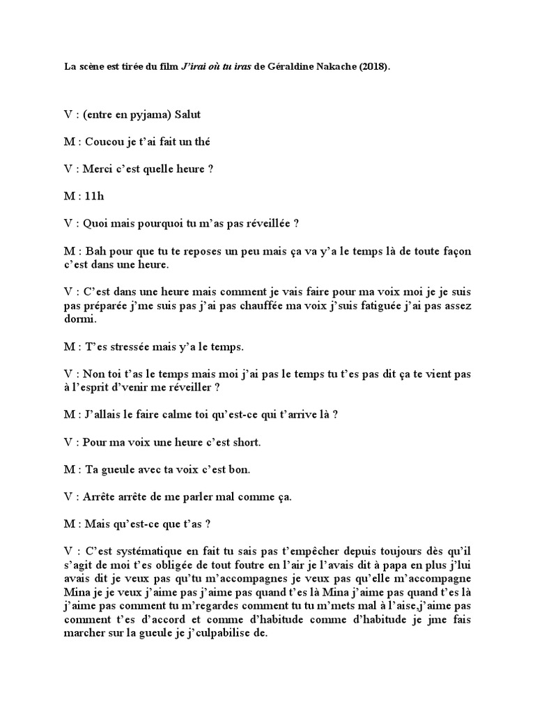 J'irai Où Tu Iras | PDF