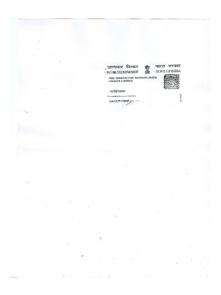 Details ProInteractive Services (India) PVT LTD | PDF