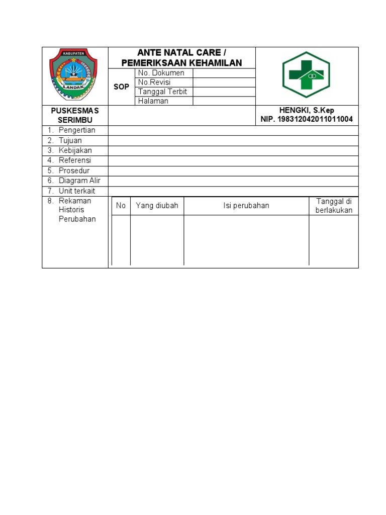 Format SOP | PDF