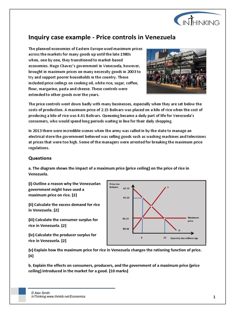 Price Controls and Rationing in Venezuela | PDF | Economic Surplus | Prices