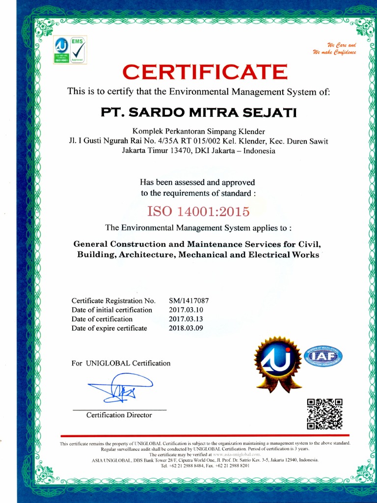 Audit Iso 14001 Terbaru | PDF