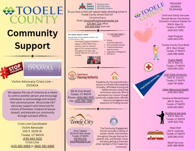 Kim Mohammed - Community Support Pamphlet | PDF | Domestic Violence ...
