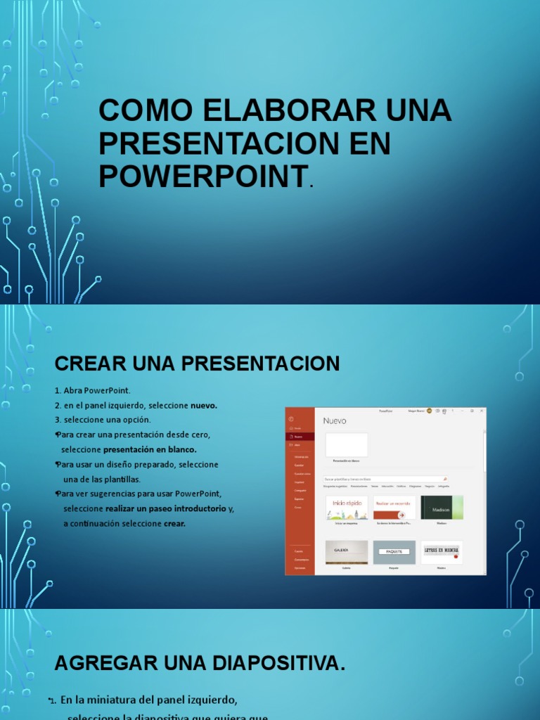 Como Elaborar Una Presentacion en Powerpoint | PDF