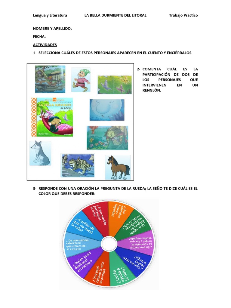 Trabajo Practico La Bella Durmiente | PDF