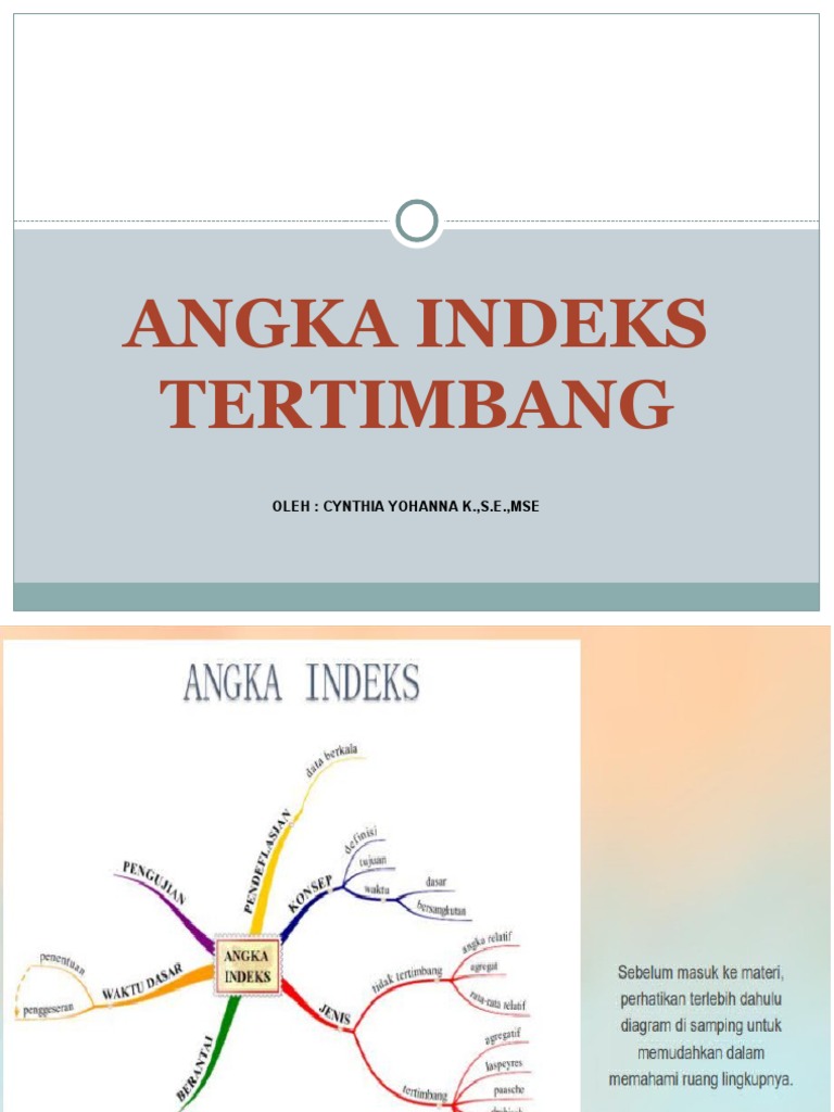 Indeks Tertimbang | PDF