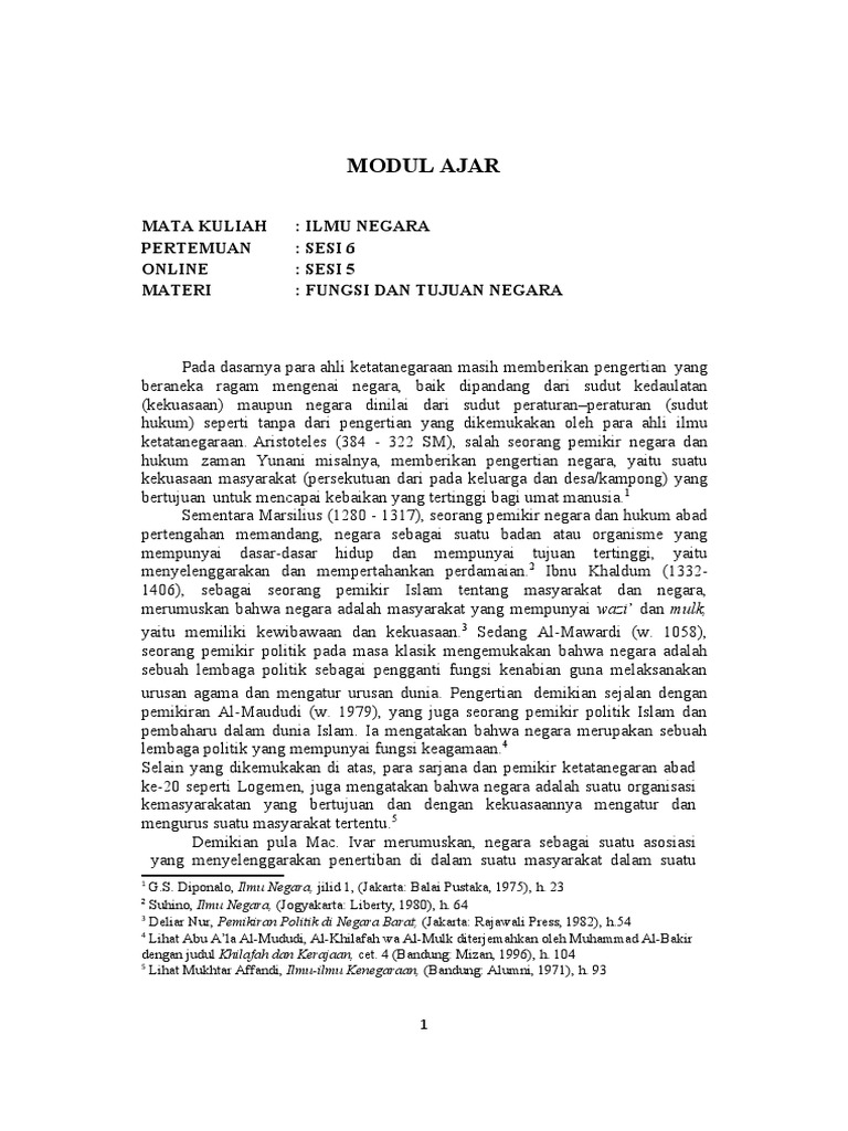 Modul - Perkuliahan - Sesi 6 | PDF