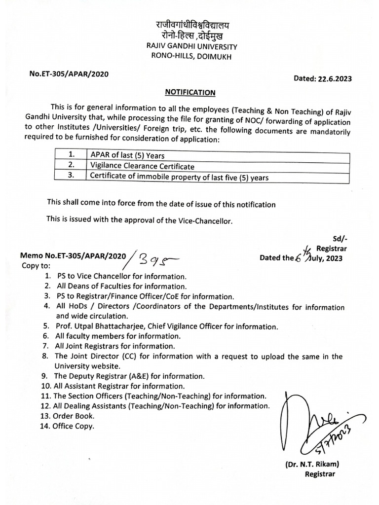 noc-notification | PDF
