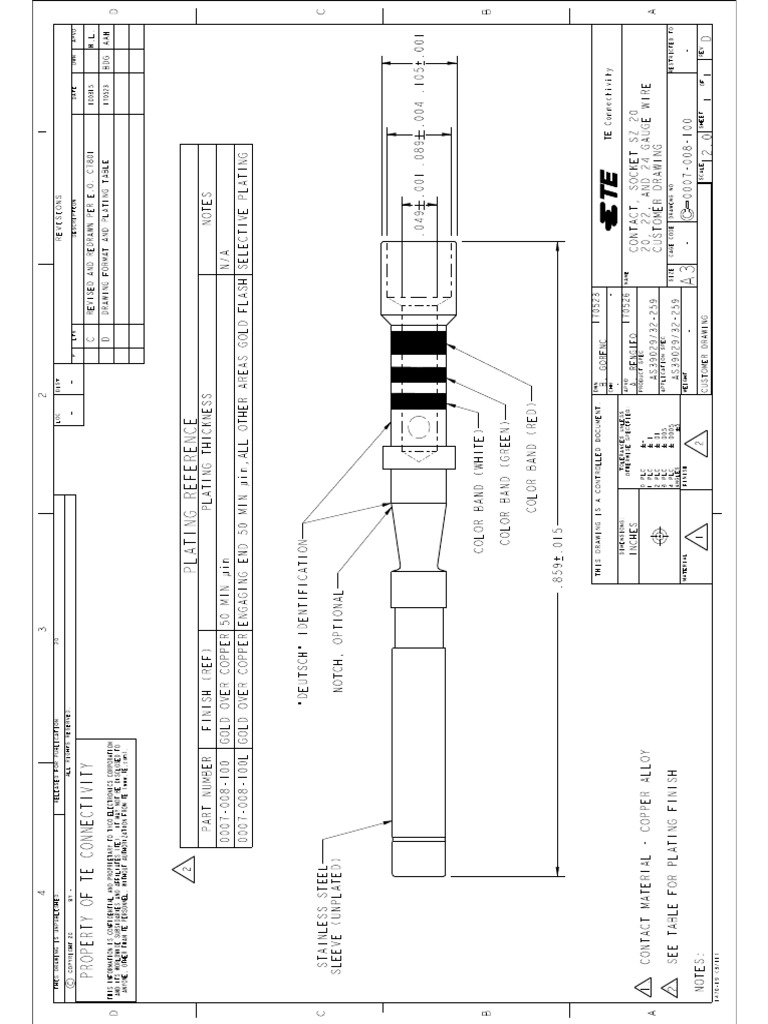 M39029-32-259 Specs | PDF