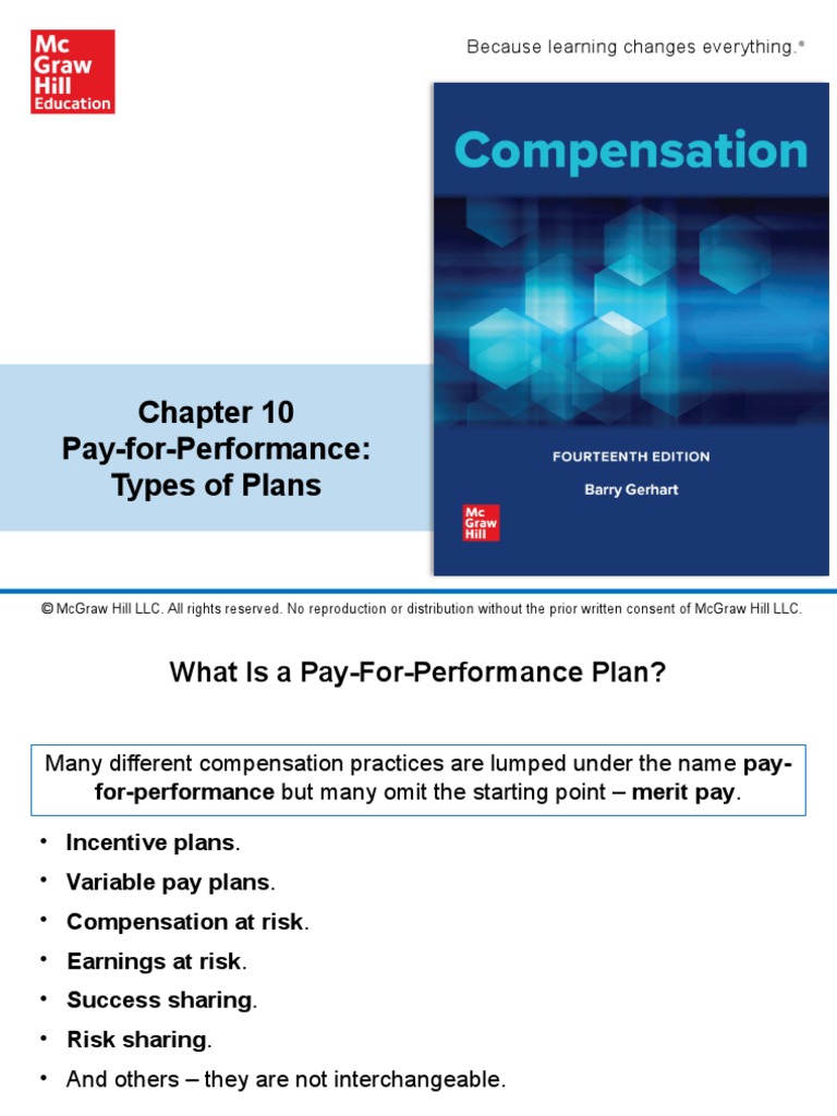 Gerhart Compensation 14e Chap010 MHE Accessible | PDF | Incentive | Stocks