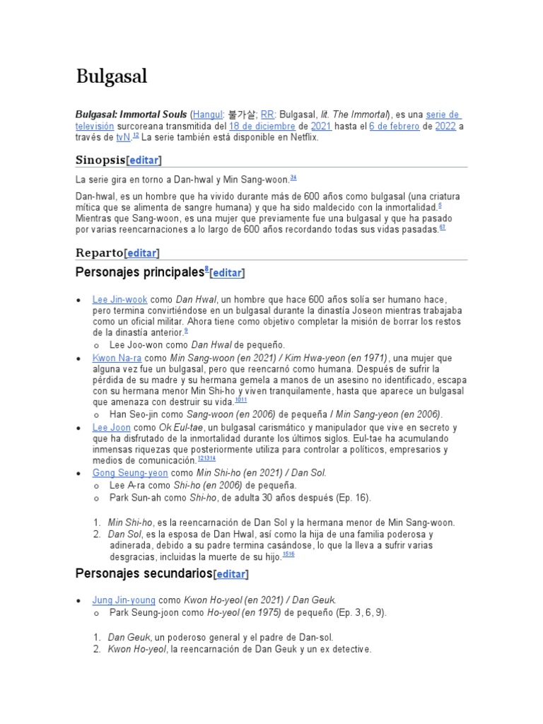 Bulgasal | PDF