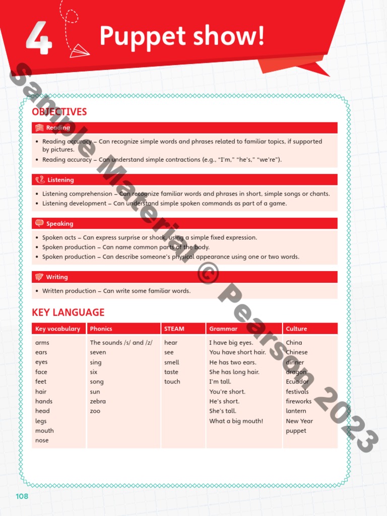 English Code L1 U4 - Teacher's Book | PDF | Vocabulary | Linguistics