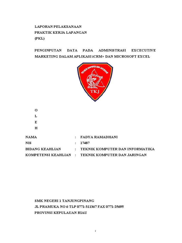 Laporan PKL Fadya R | PDF