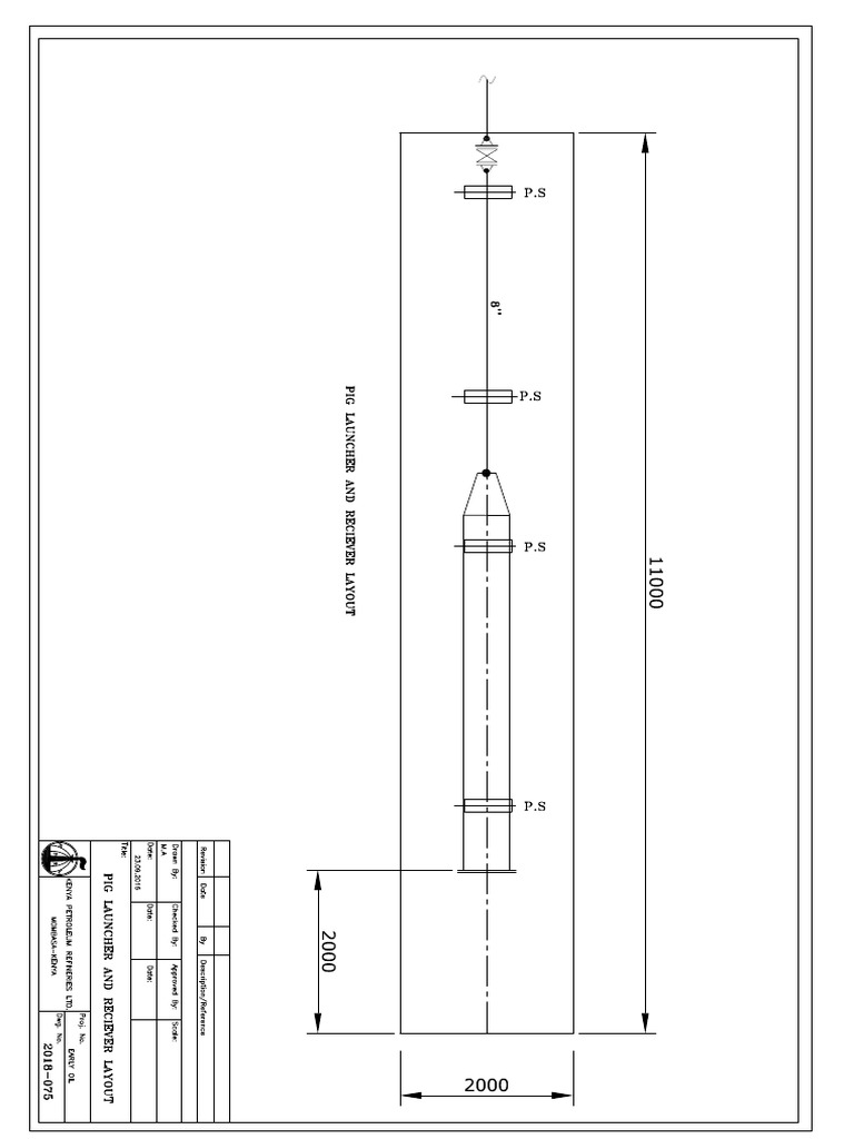2018-075 Pig Launcher and Reciever Plot Plan | PDF