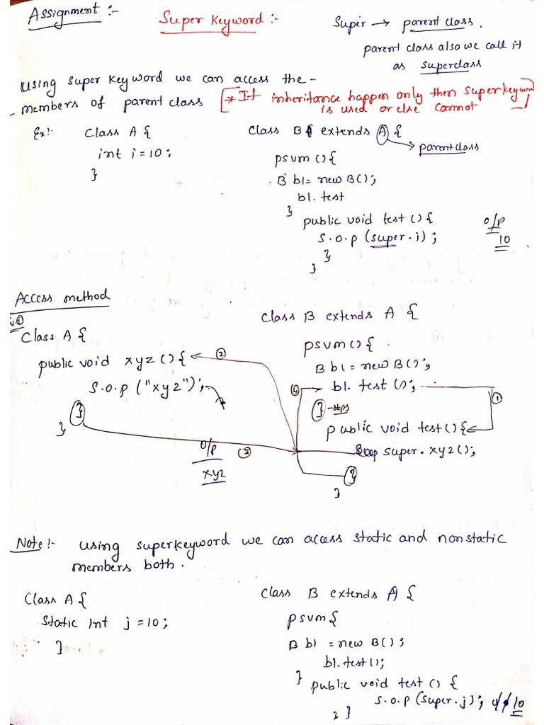 Super Keyword Notes | PDF