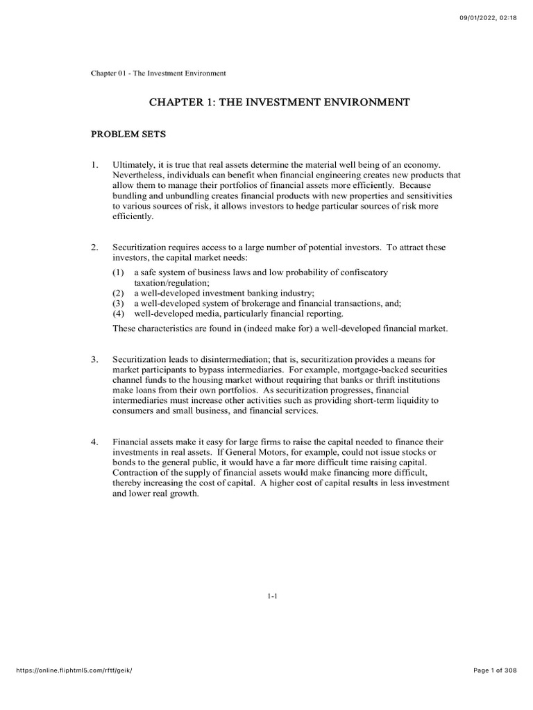 Investments Solution Manual Bodie Kane Marcus Mohanty | PDF | Finance ...