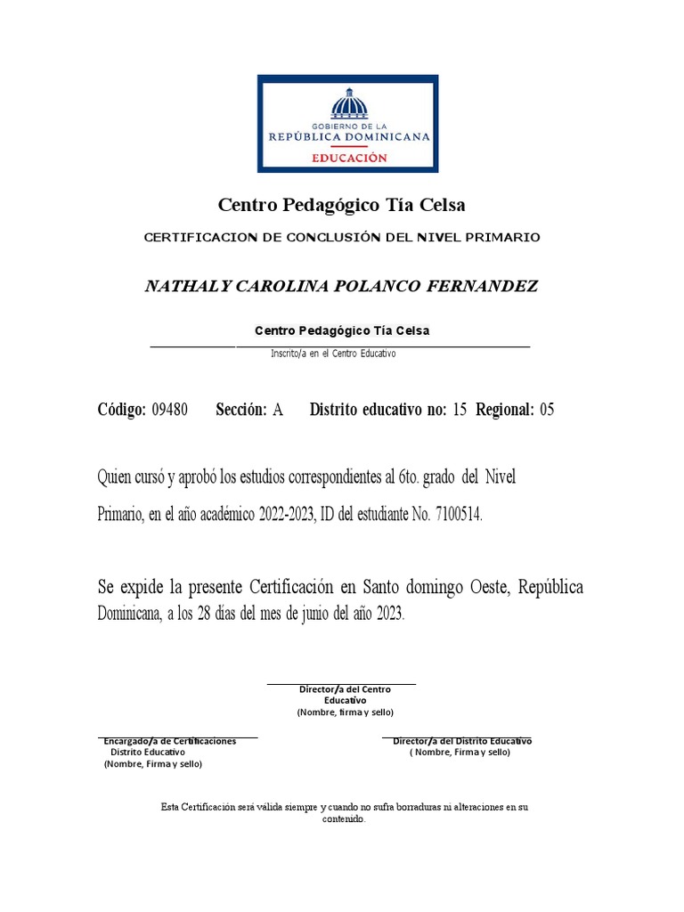 Nathaly Carolina Polanco Fernandez | PDF