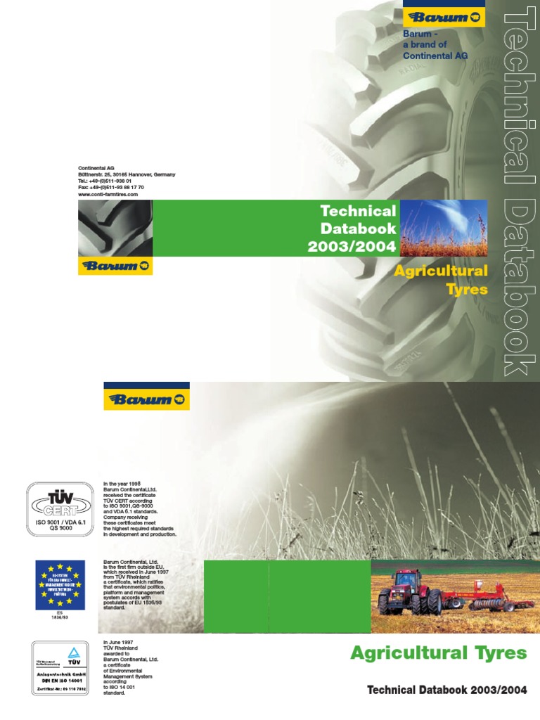 Technical Databook Barum | PDF