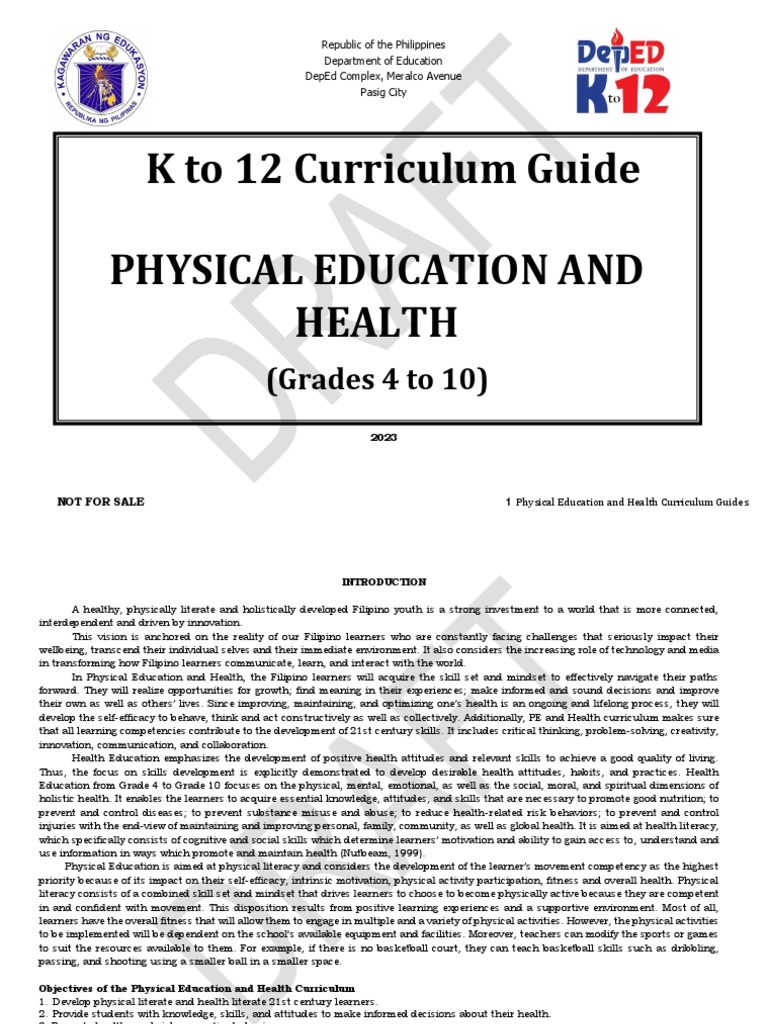 Curriculum Guide - PE - HEALTH | PDF