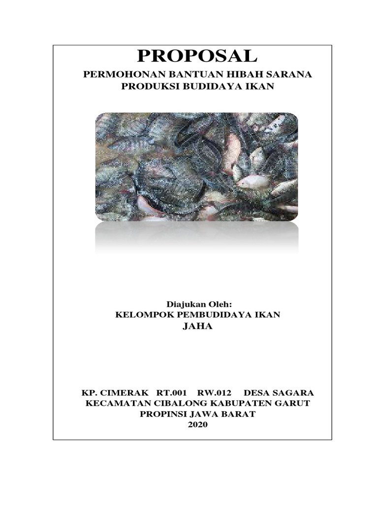 Proposal Budidaya Ikan jAHA | PDF